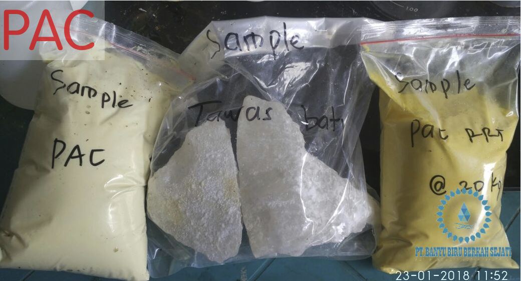 sample PAC | Jual Bahan Kimia Tekstil, Suplier Bahan Kimia Tekstil ...